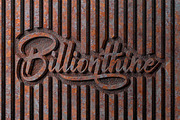3D Rusted Metal Logo Mockup, a Product Mockup by DesignNeutrons