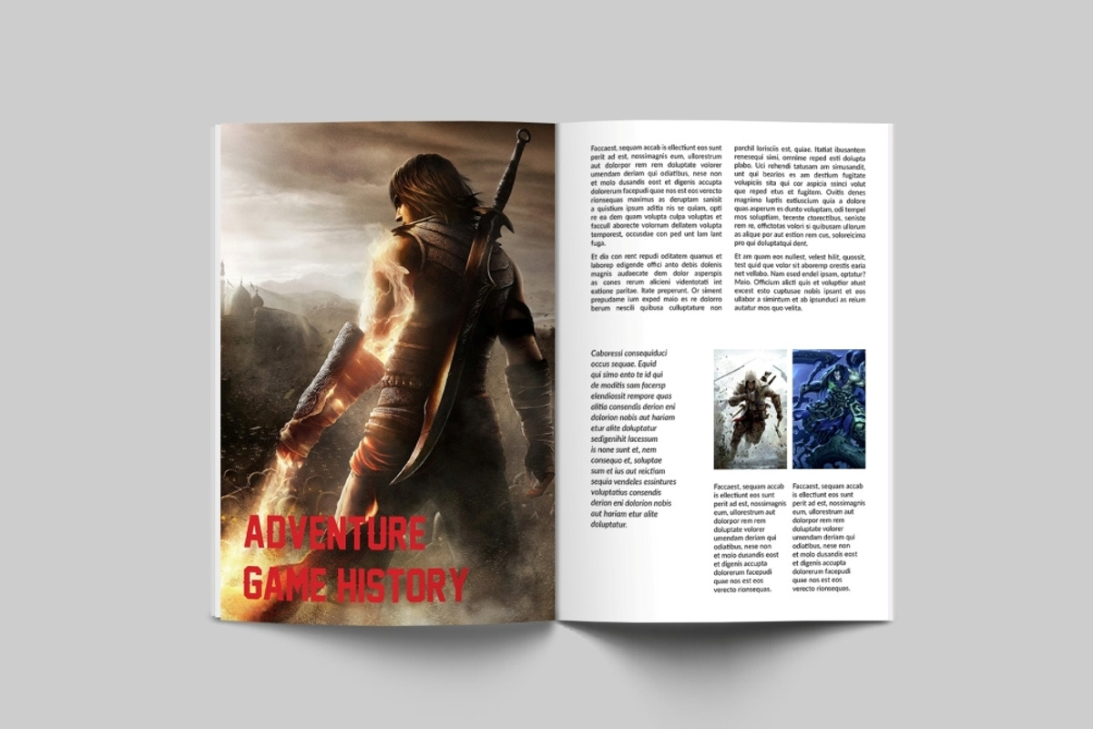 Game Magazine, a Magazine Template by BoriesBechker