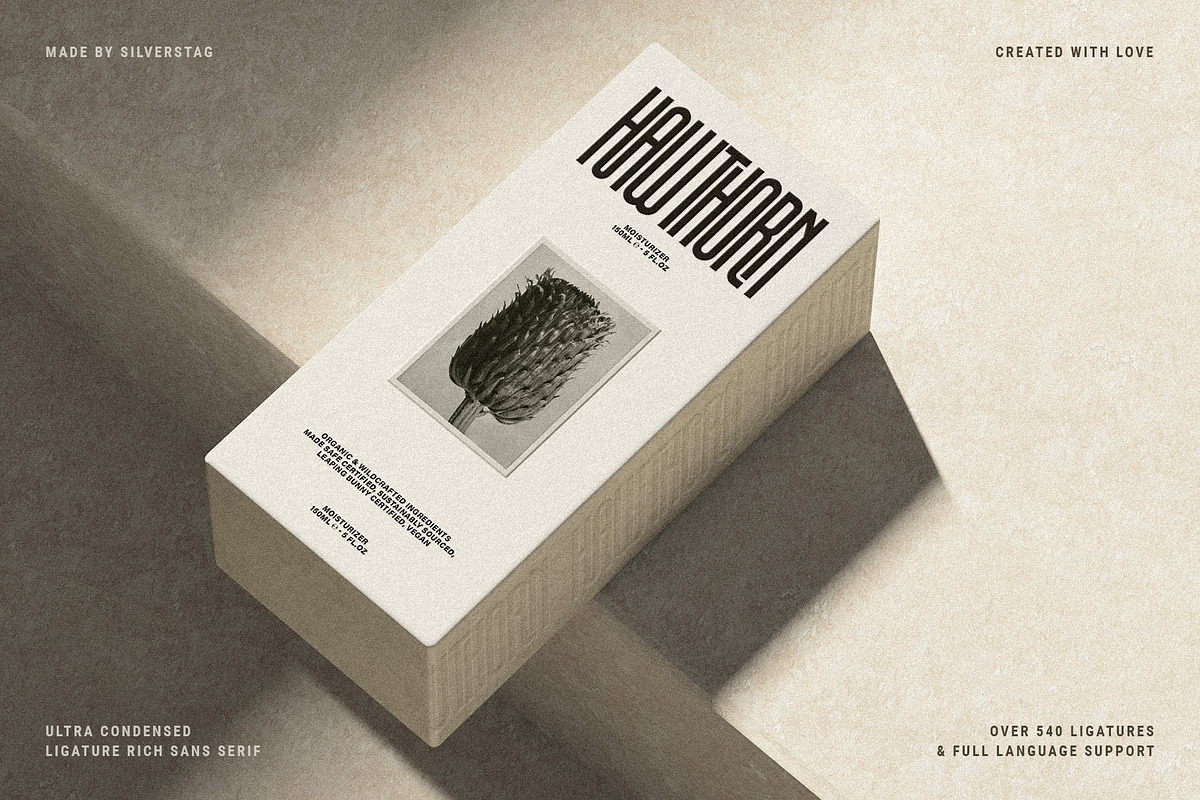 First Contact - Ultra Condensed Font, a Sans Serif Font by SilverStag ...