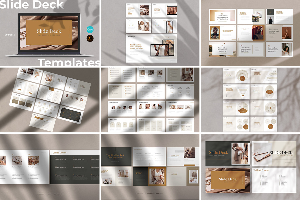Marketing PRO Bundle For CANVA, a Marketing Template by AndrewPixel