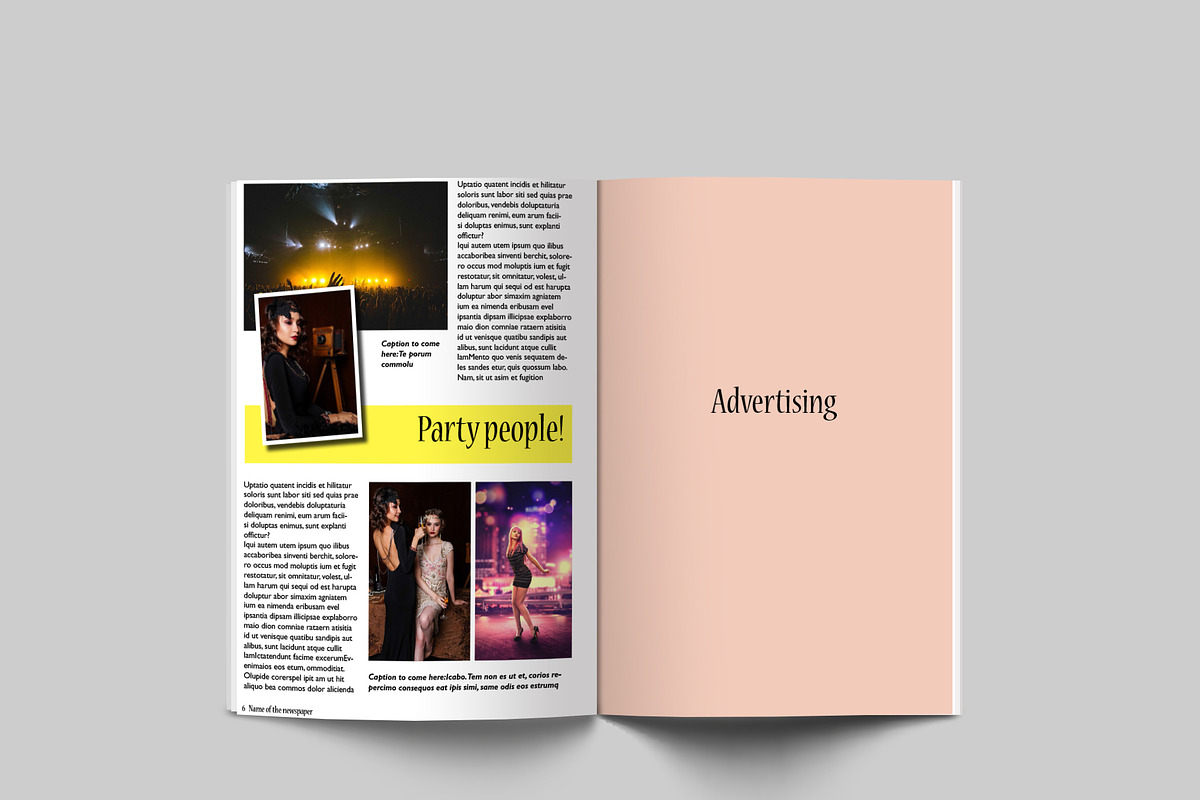 FASHION, 24 Page Magazine Template, a Magazine Template by Dene Studios