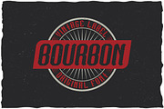 Bourbon Vintage Label Typeface | Script Fonts ~ Creative Market