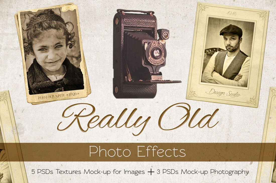 Really Old Photo Effects, a Texture Graphic by Briell Design