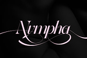 Nympha Luxurious Font - Regular Italic