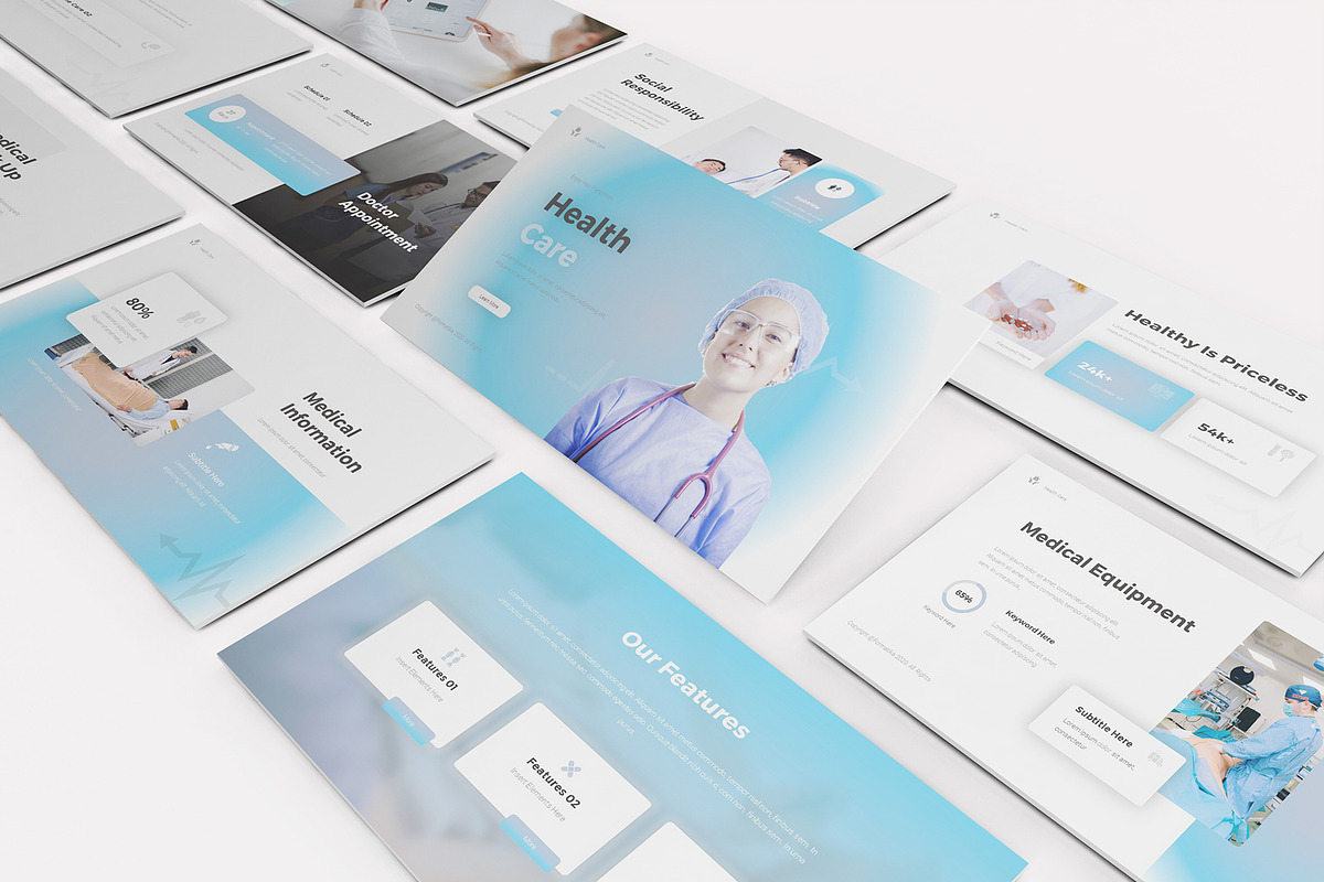 Health Care Powerpoint Template, a Presentation Template by Formatika ...