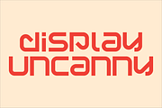 Display Uncanny Font, a Sans Serif Font by GG Design | Creative Market