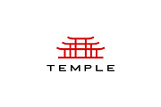 torii gate temple logo vector icon | Branding & Logo Templates ...