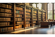 education library backgrounds ai, a School & Education Photo by pikepicture