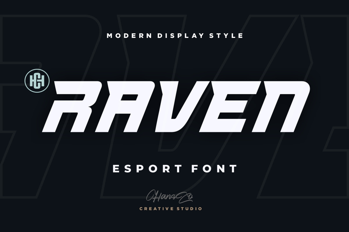 Raven Font, a Sans Serif Font by Burhan Afif