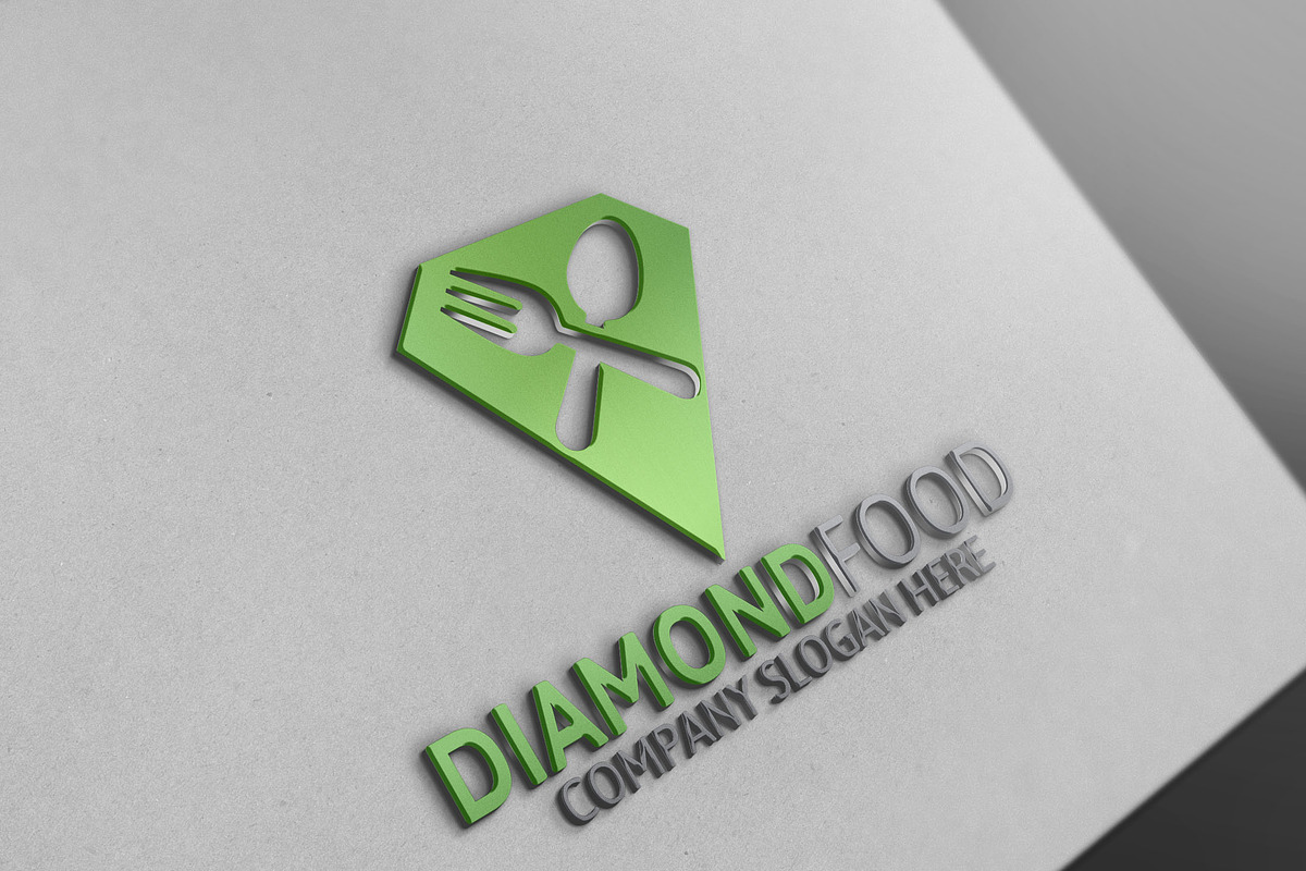 Diamond Food Logo, a Branding & Logo Template by Josuf Media