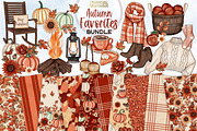 Autumn favorites bundle, an Illustration by Gaynor Carradice Designs