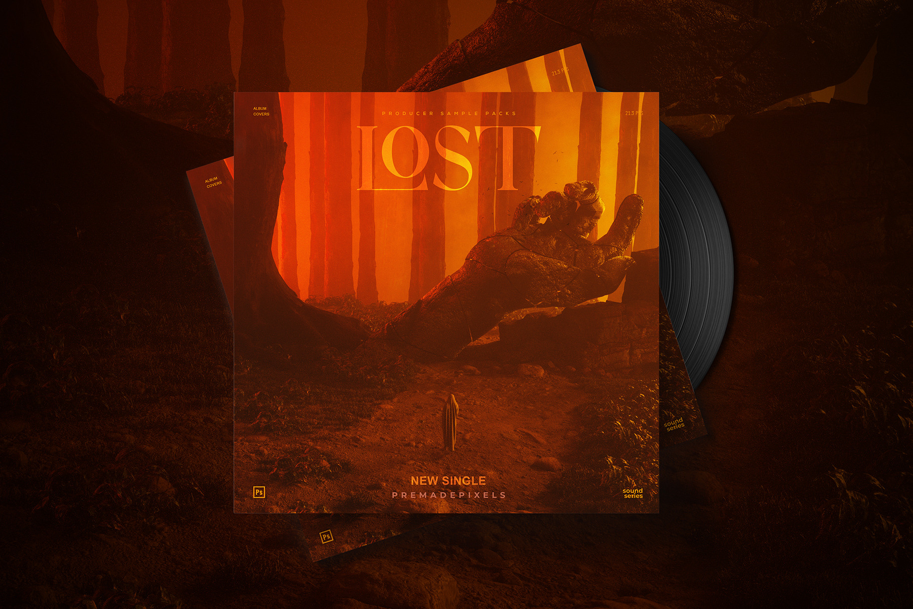 Lost Album Cover Art, a Social Media Template by PremadePixels.com