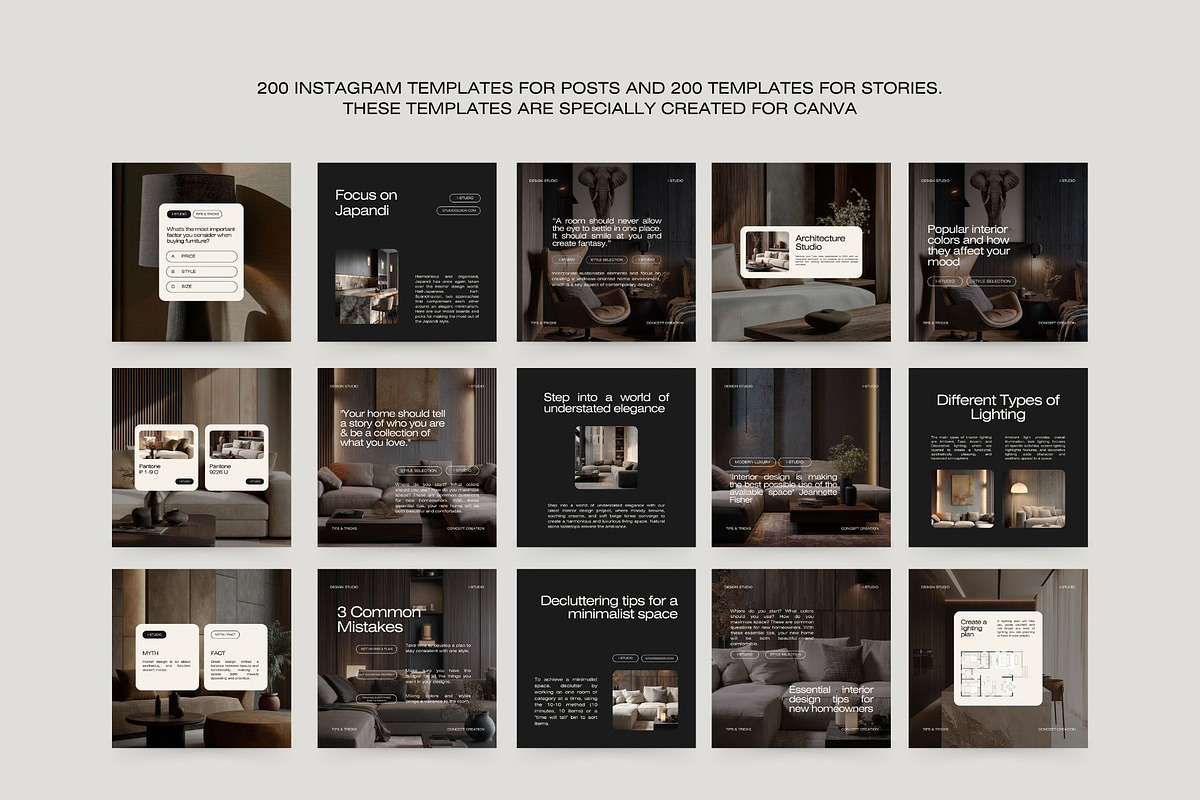 1600 Interior Design Instagram Bundle