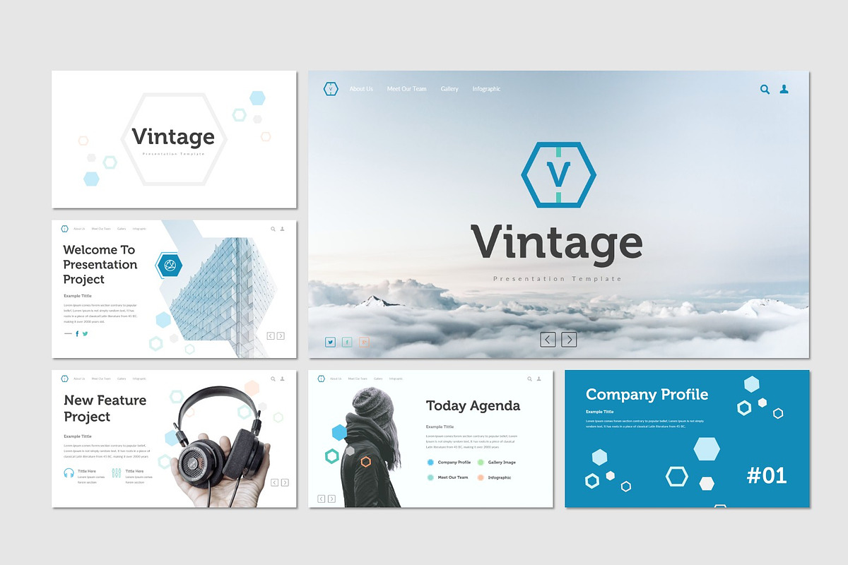 Vintage - Google Slides Template, a Presentation Template by inspirasign
