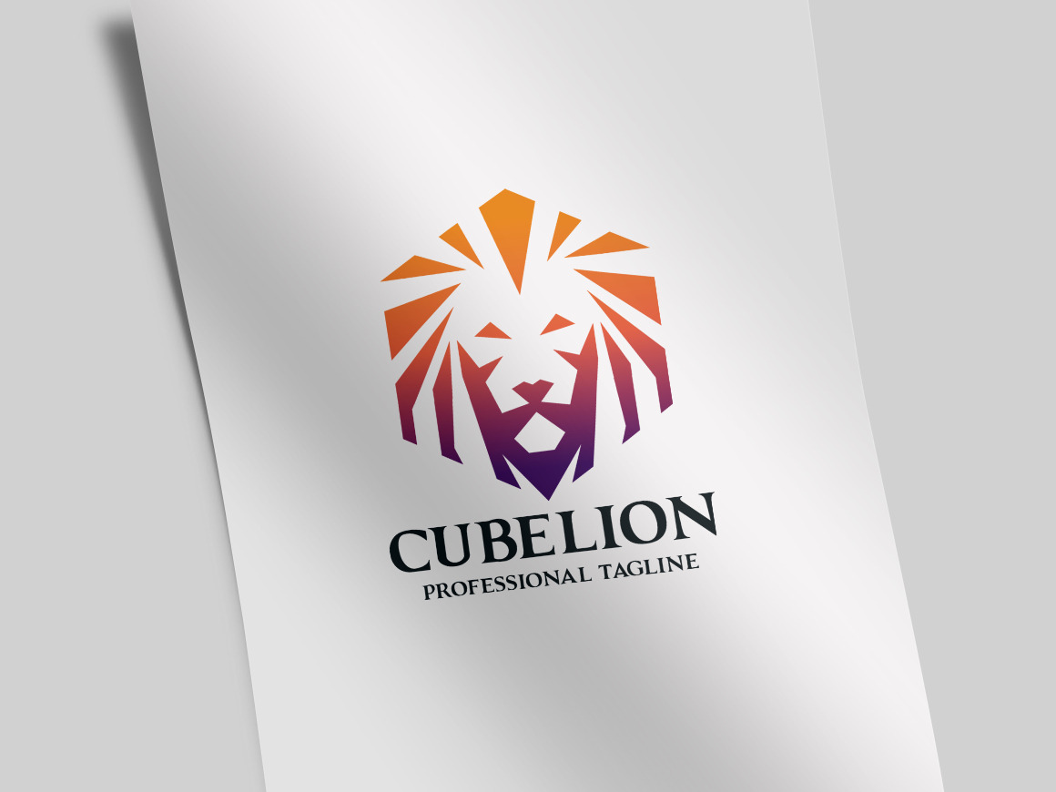 Cube Lion Logo, a Branding & Logo Template by Design_Planet