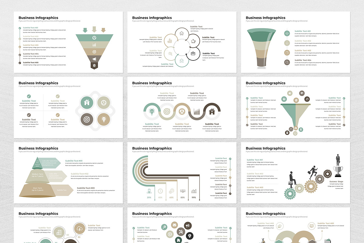 Annual Report Google Slides Template, a Presentation Template by White ...