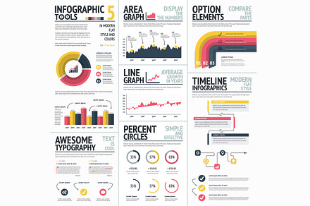 Infographics Tools Set | Technology Illustrations ~ Creative Market