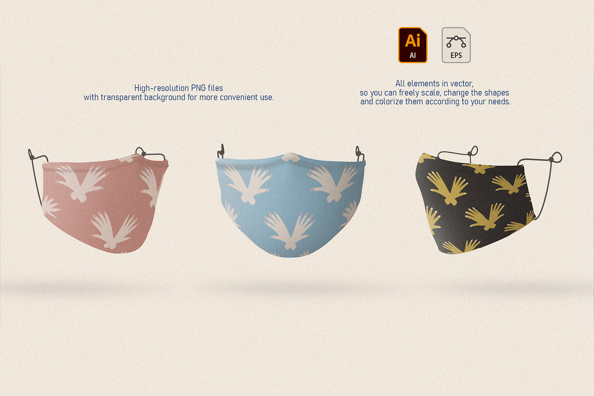 20 Hands Patterns | Creative Market