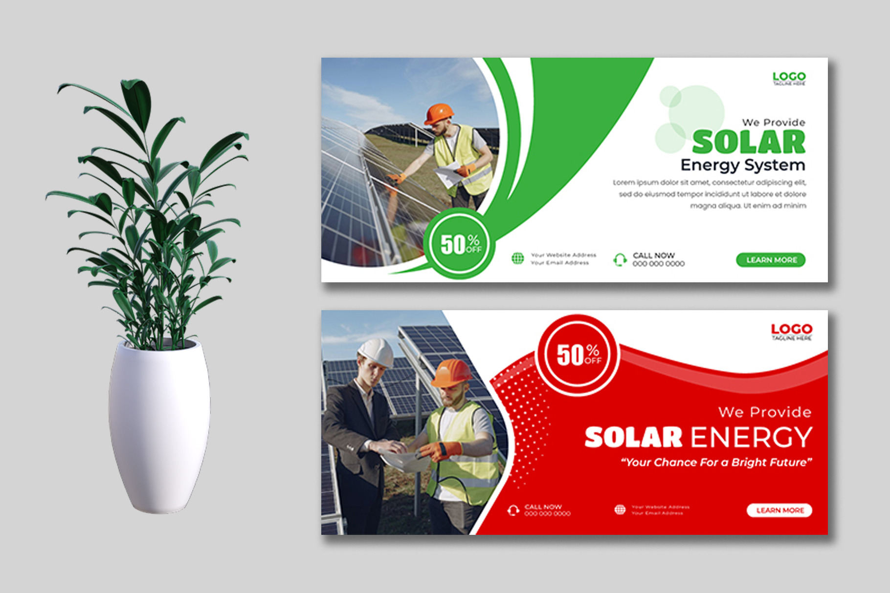 Solar Energy Facebook Cover Design, a Social Media Template by ...