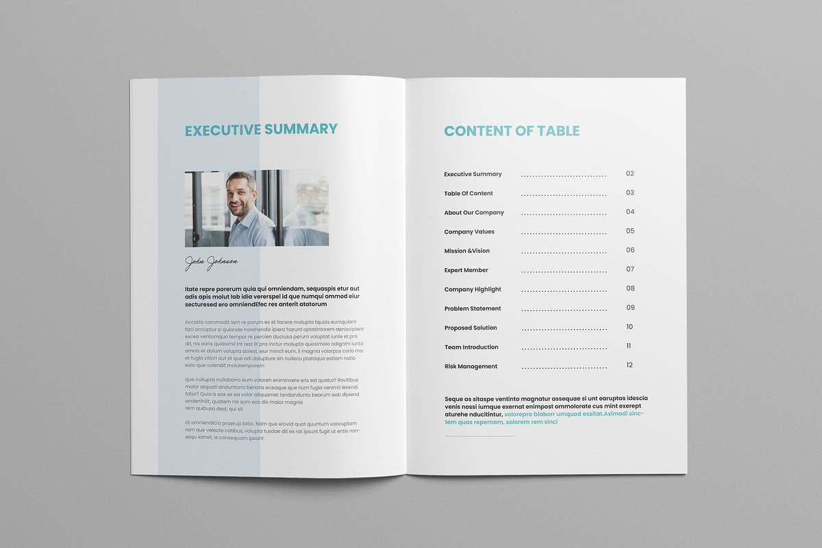 Project Proposal | Canva, a Brochure Template by Pixelpick