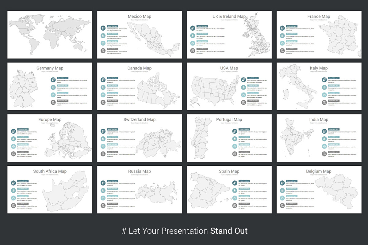 Modern MultiPlan PowerPoint Template, a Presentation Template by SlideOne