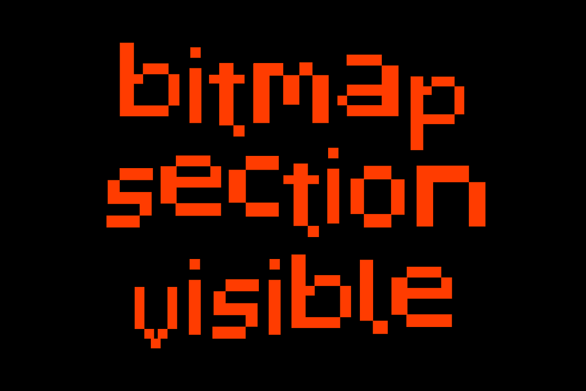 Pixelated Display Font by Jetsmax