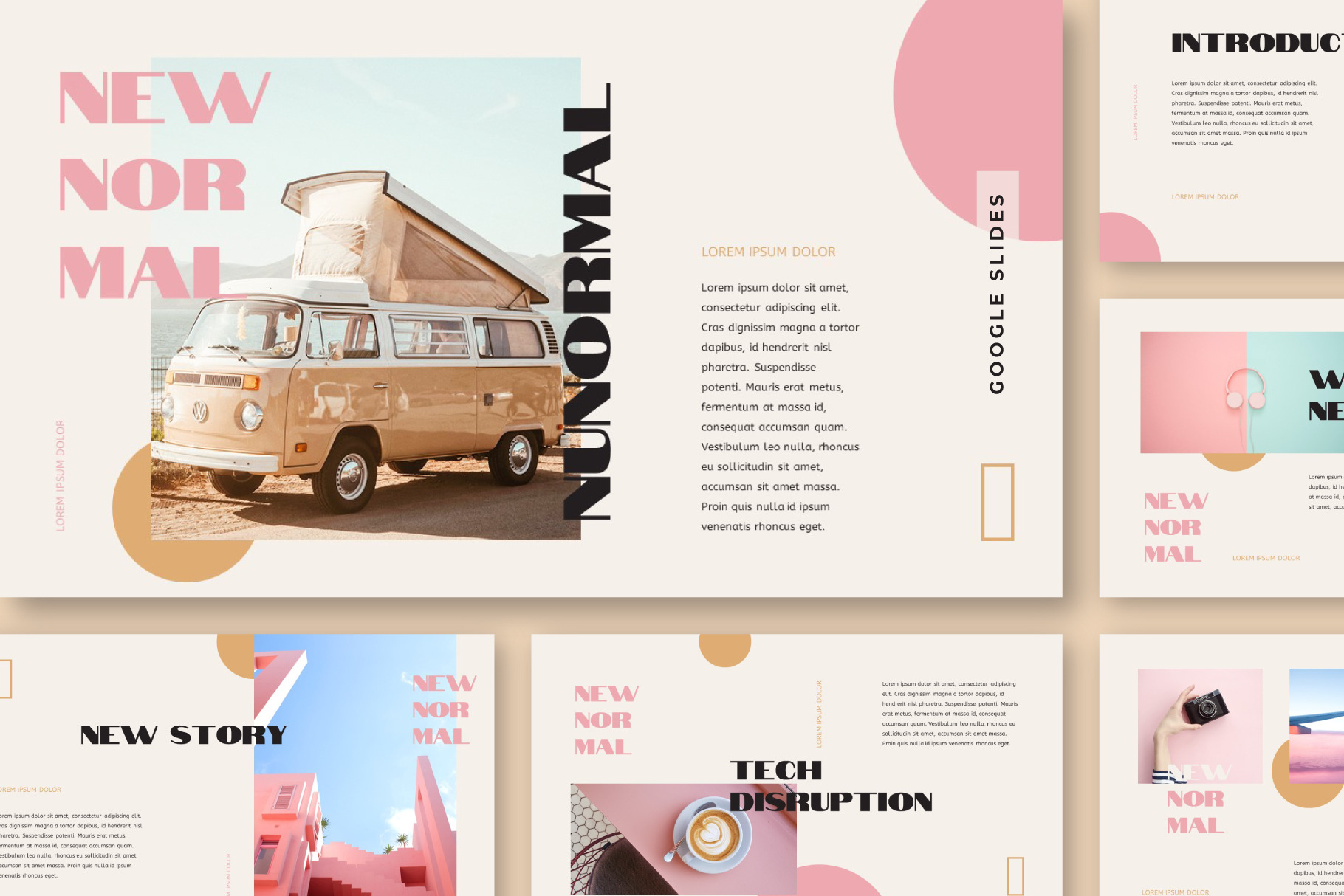 NUNORMAL - New Normal Google Slides, a Presentation Template by Dankudraw