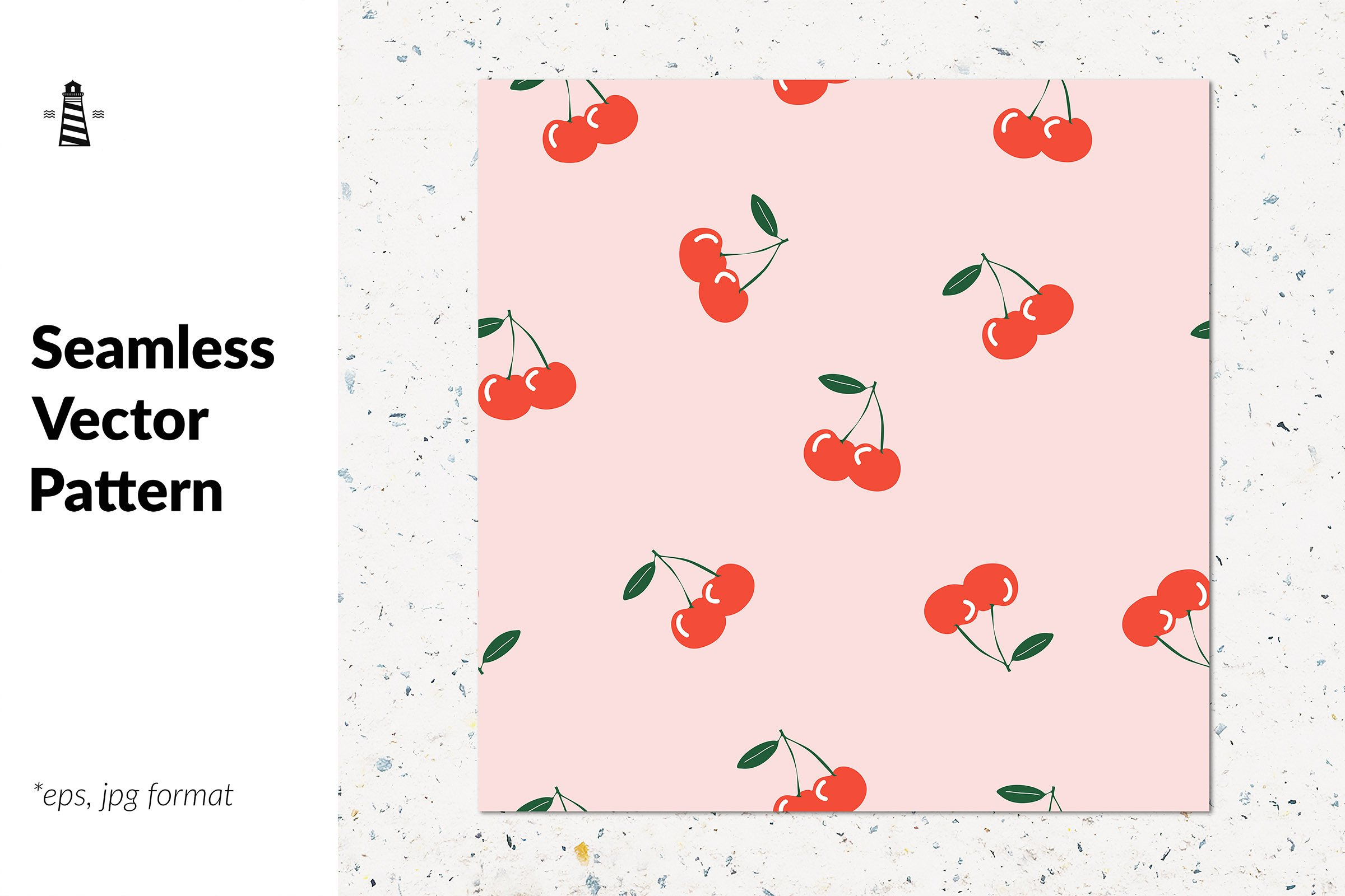 Cherry fruit seamless pattern, a Pattern Graphic by Norse Studio