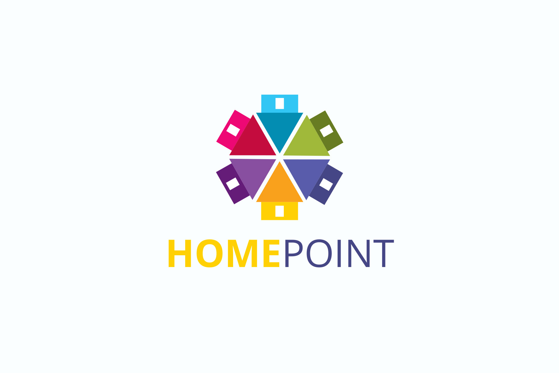 Home Point Logo | Branding & Logo Templates ~ Creative Market