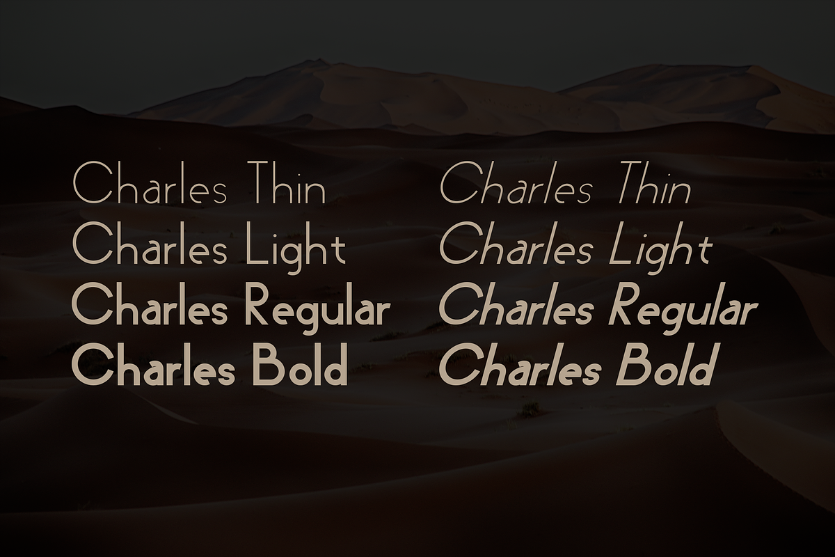 Charles-An Elegant Sans Serif Font