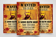 wanted Flyer Template, a Flyer Template by Psd Templates