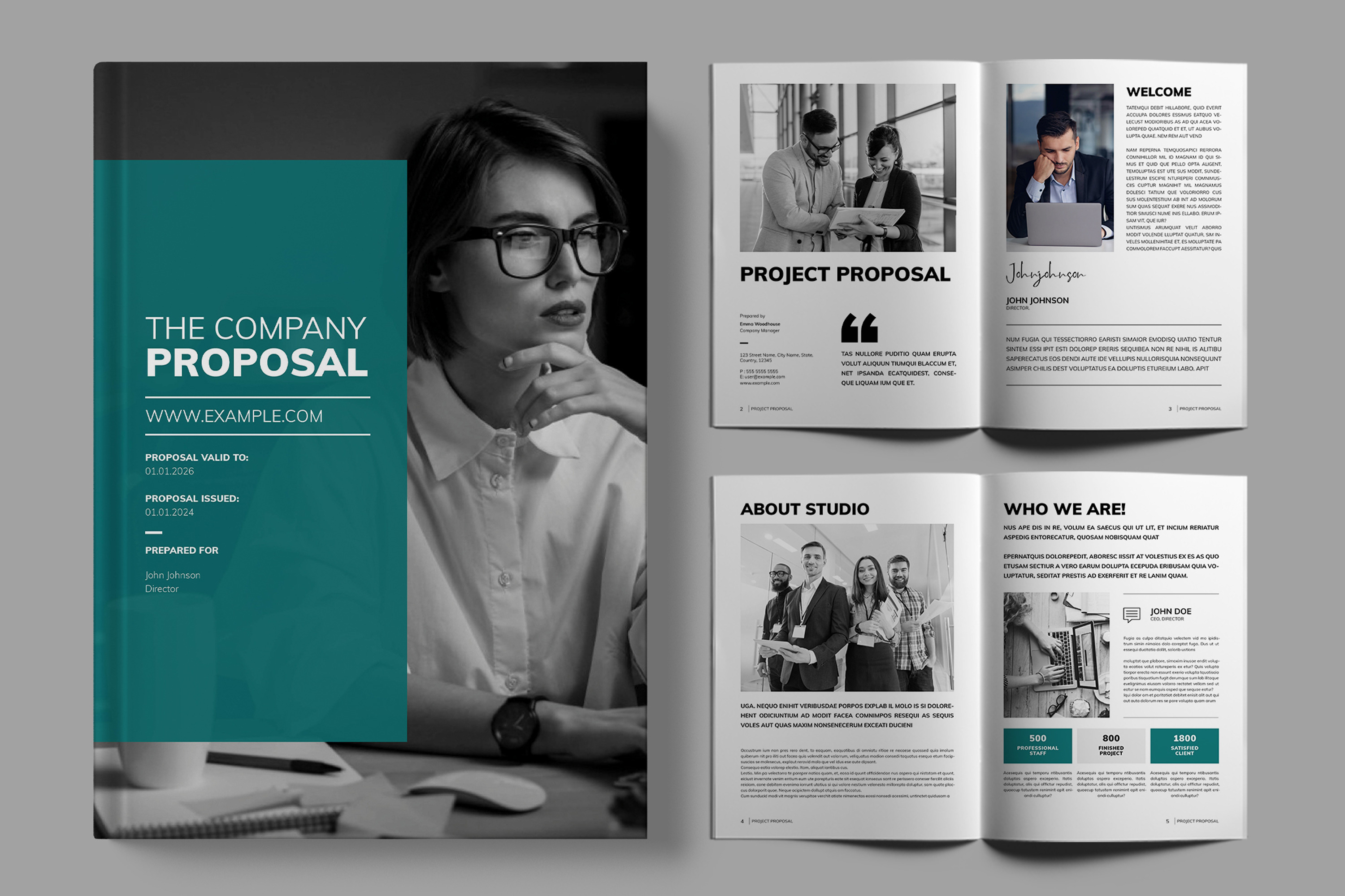 Project Proposal Layout | Creative Market