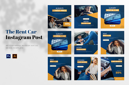 Auto Car Service Social Media Post, a Social Media Template by inspirasign