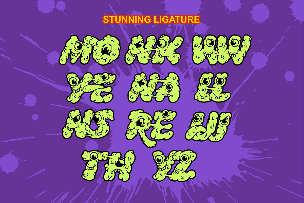 Komo Nout Cartoon, a Font by typeline studio