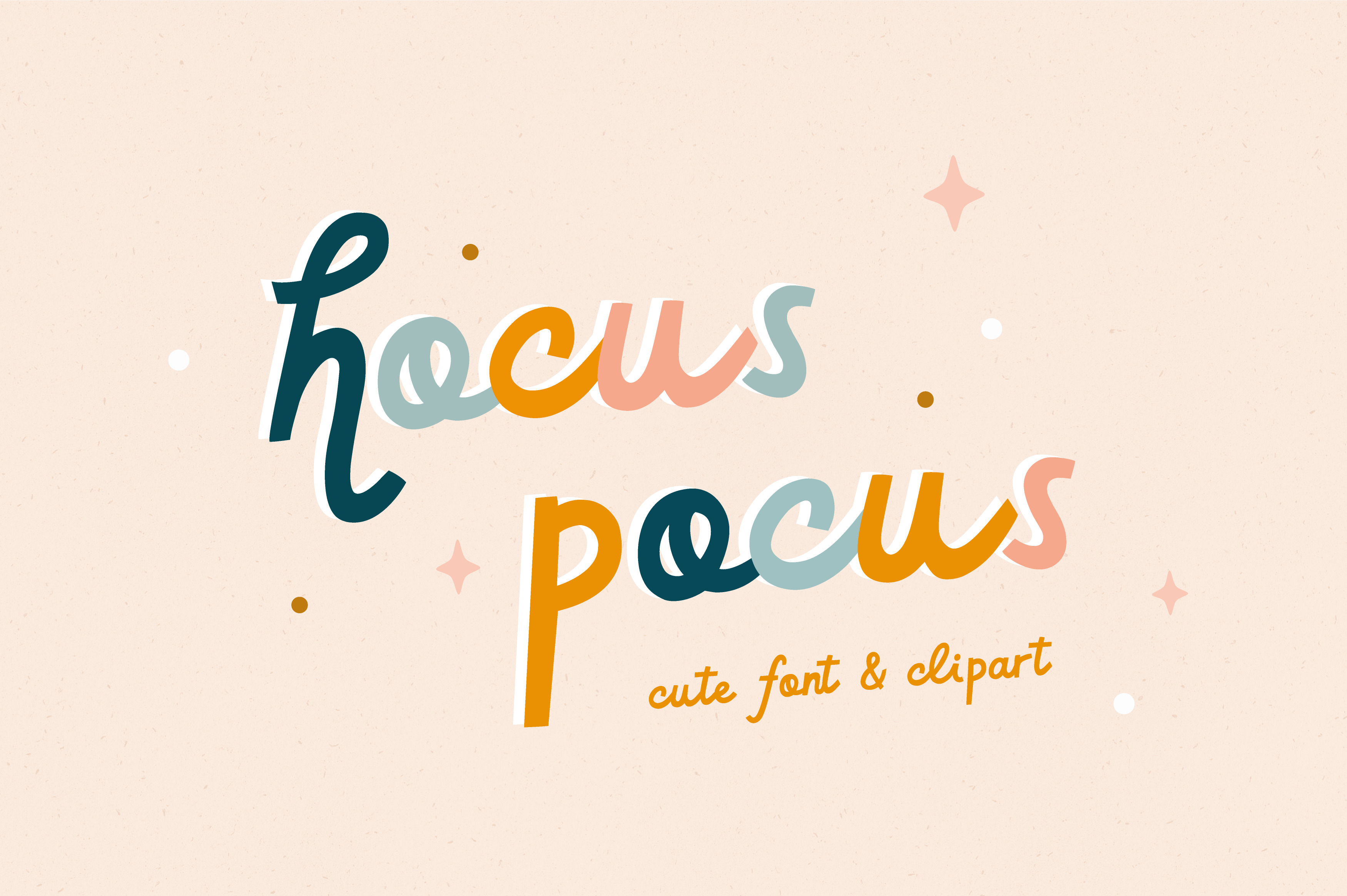 Hocus pocus | Cute font, a Script Font by JuliaVolkova