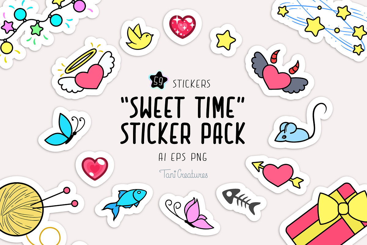 Sweet Time | Sticker Pack