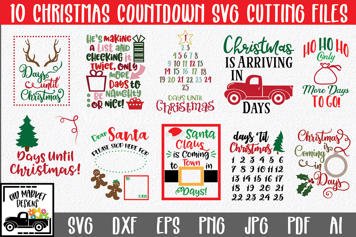 The Ultimate Holiday SVG Bundle, an Education Illustration by OldMarket ...