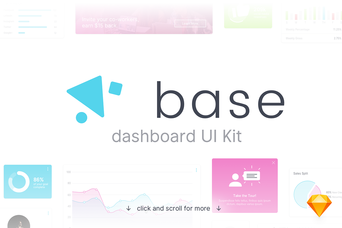 Base – Dashboard UI Kit, an UI Kit Template by suppply