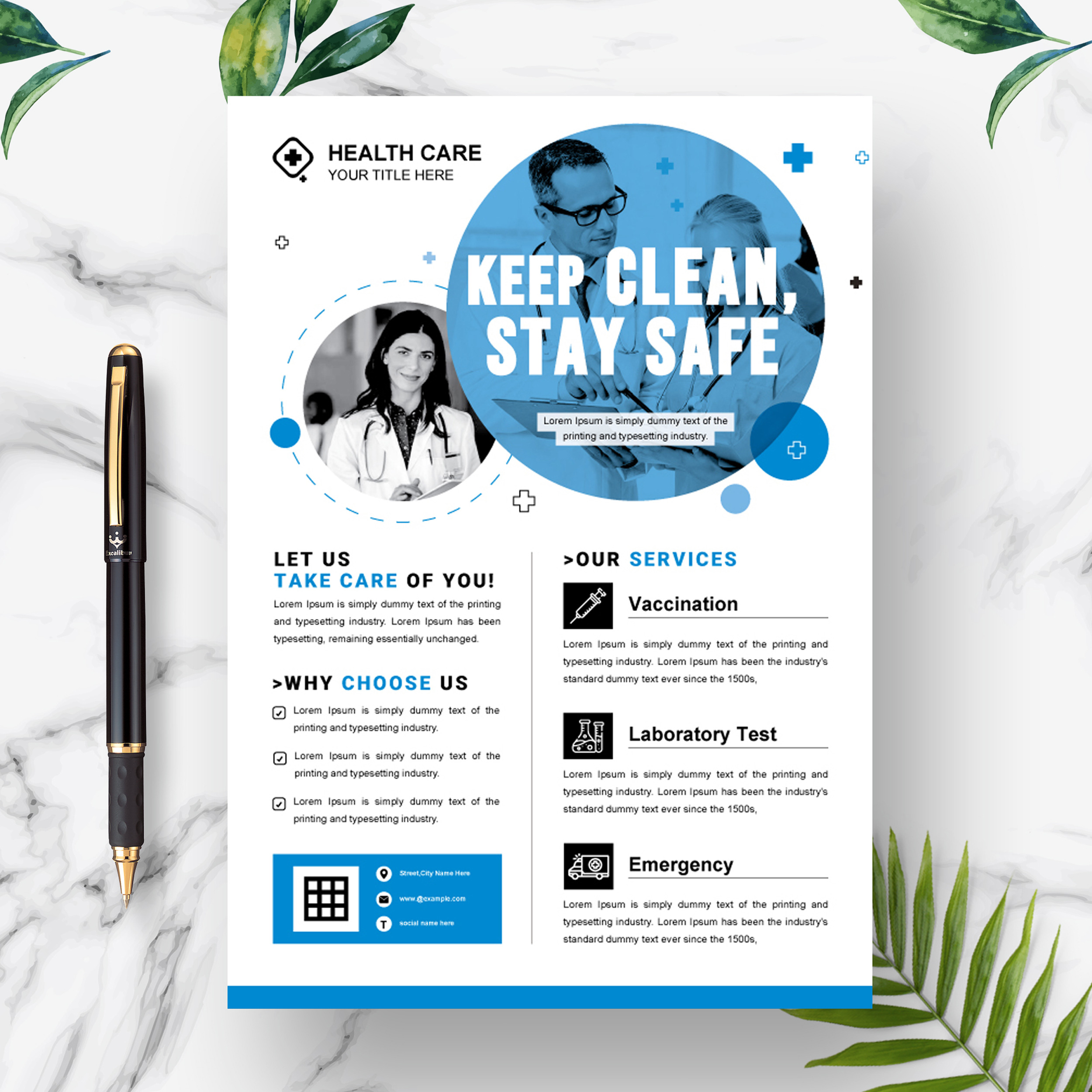 Medical Health Flyer Design