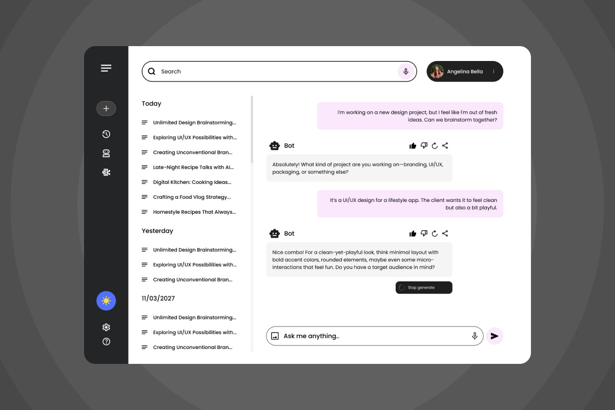 AI System Dashboard Design Template, an UI Kit Template by twinstd