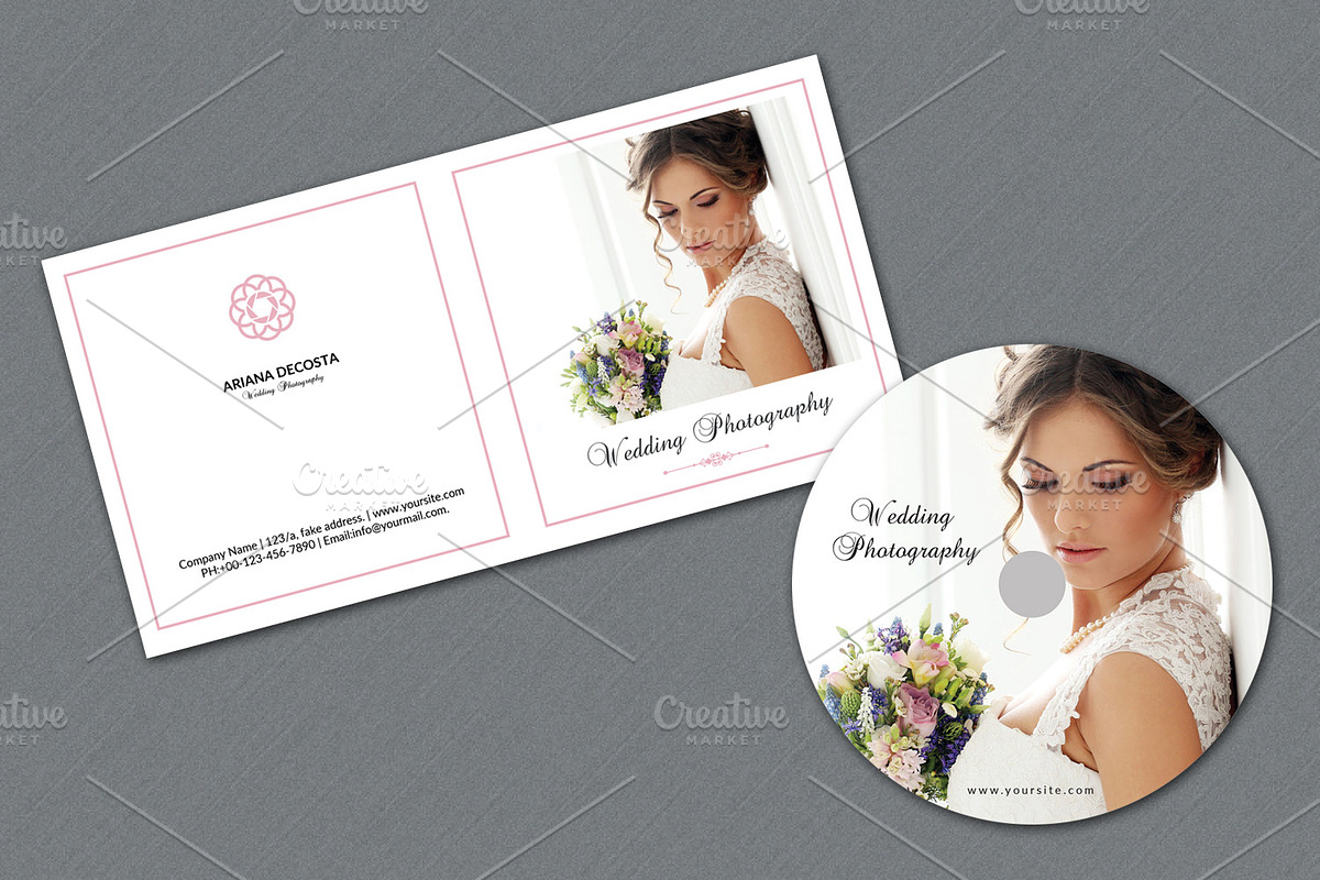 Photographer Cd Label & Cover-v332, a Stationery Template by Template Shop