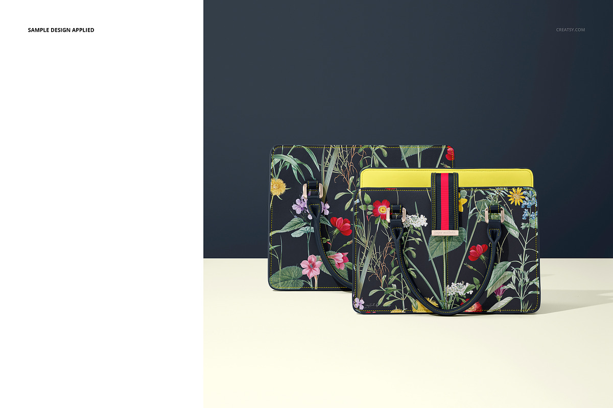 Leather Handbag Mockup Set, a Product Mockup by creatsy5