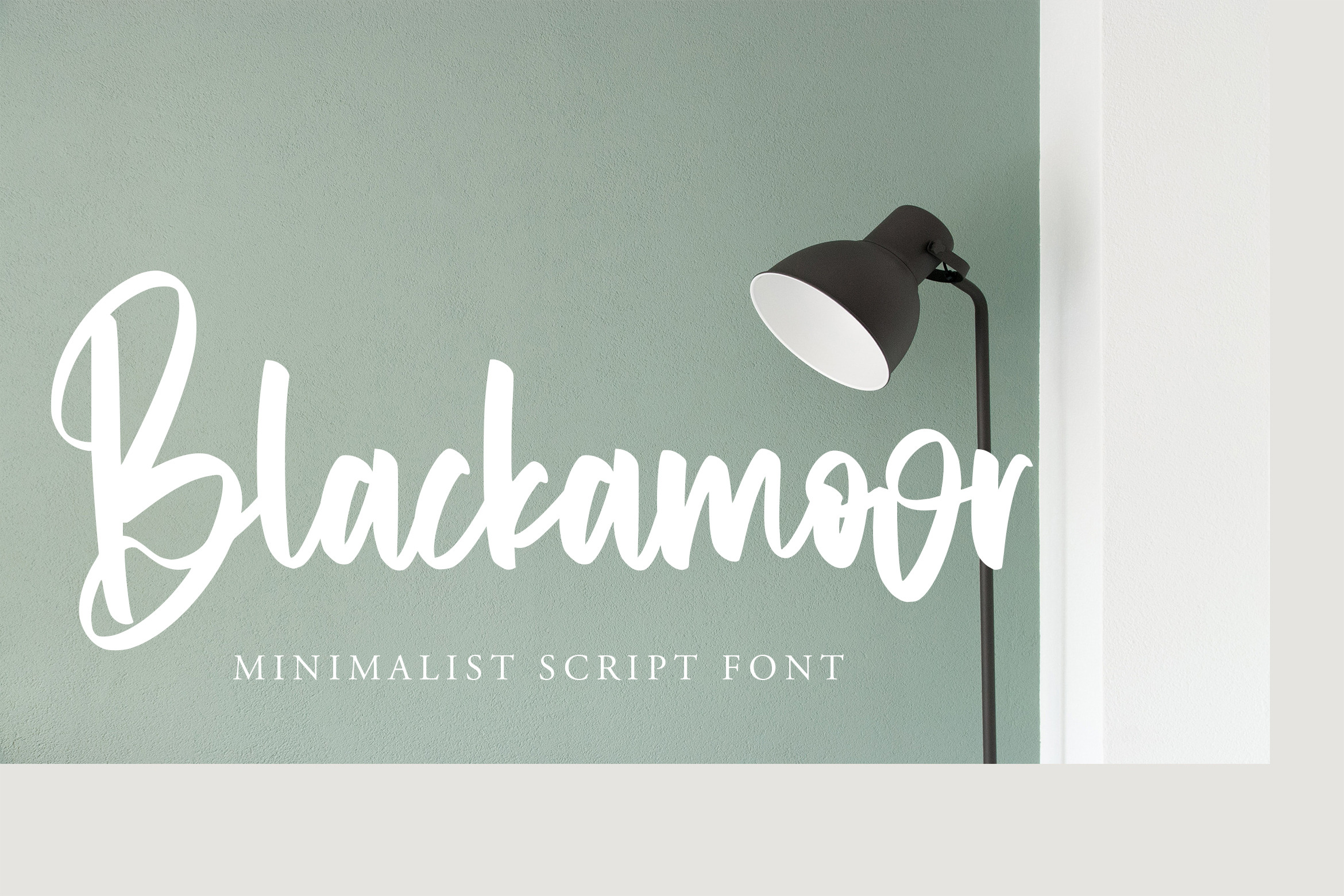 Blackamoor - Minimalist Script Font, a Handwritten Font by Arendxstudio
