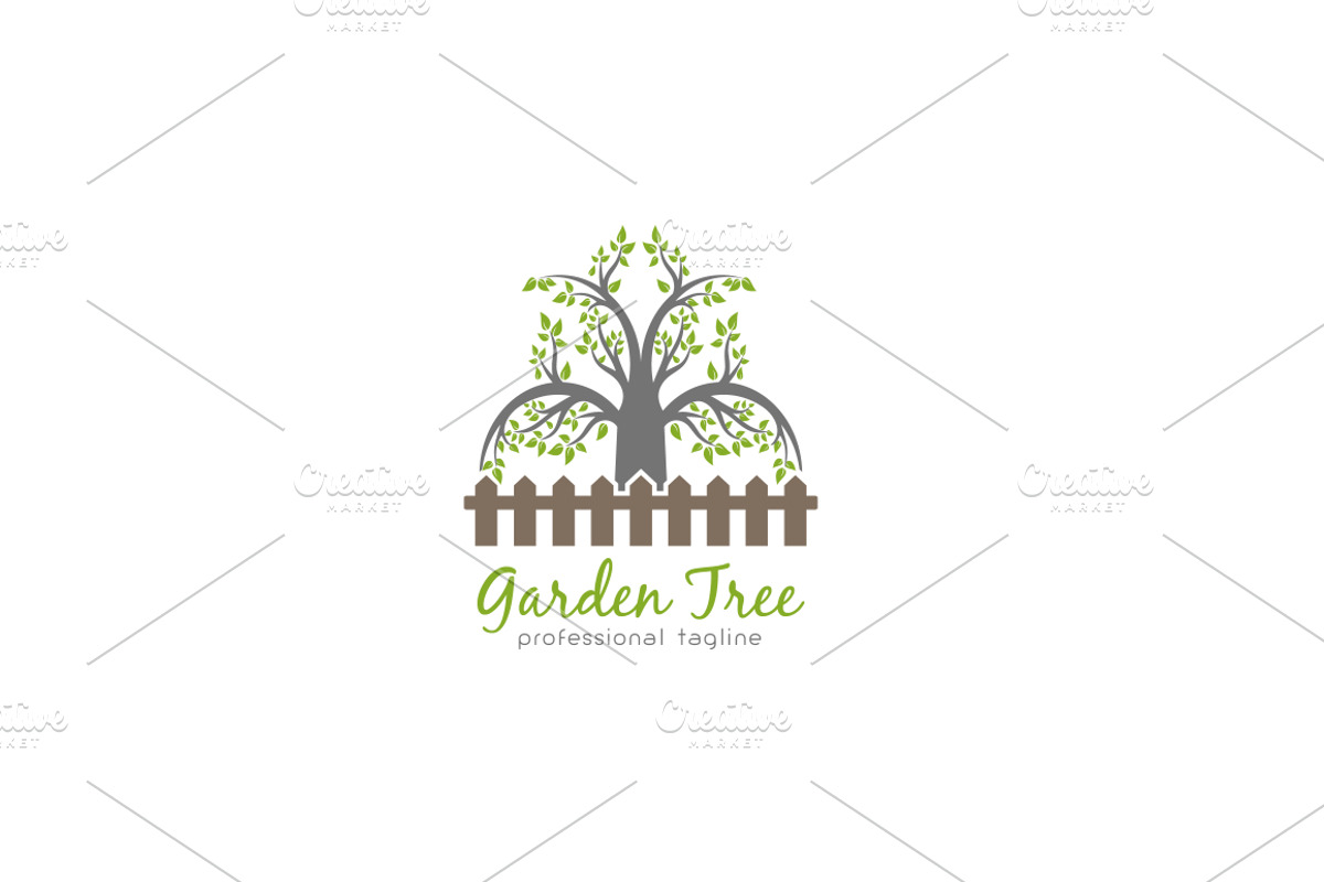 Garden Tree Logo, a Branding & Logo Template by Design_Planet