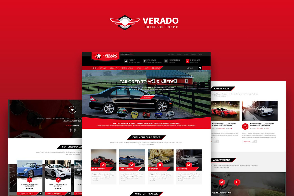 Verado Bussiness WordPress Theme, a WordPress Template by kopasoft