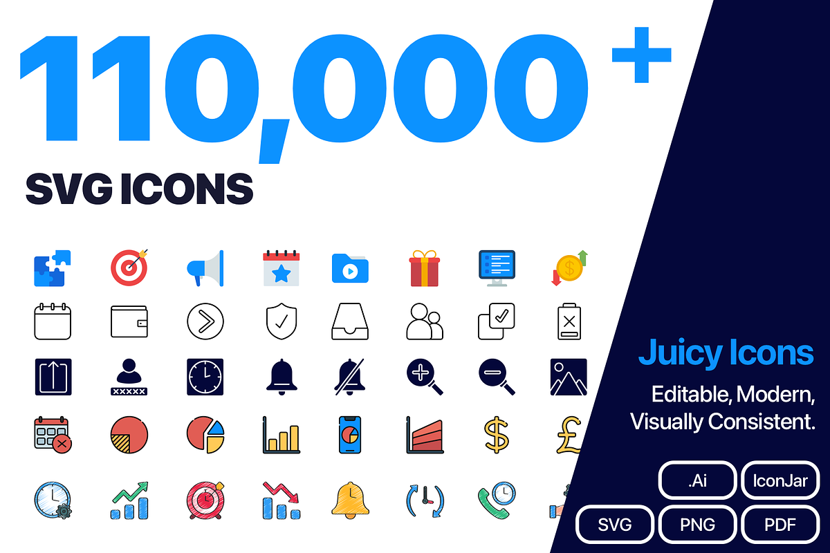 110,000+ Juicy Icons Pro Bundle, an Outline Icon by Juicy Icons ...