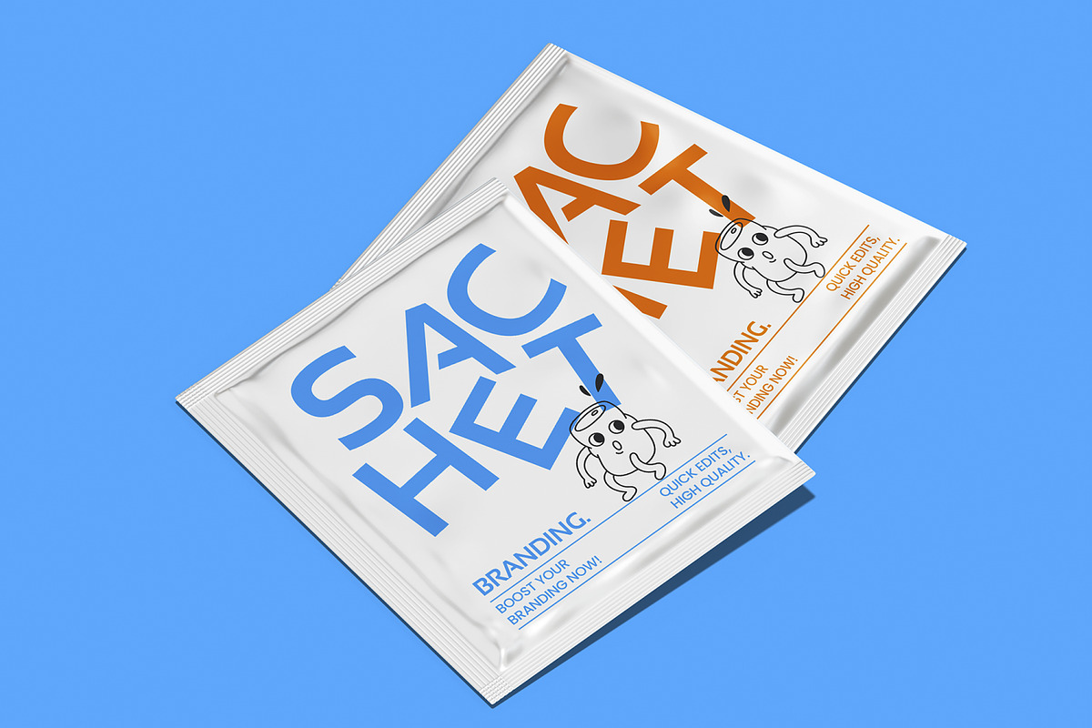 Sachet Mockup, a Packaging Mockup by Unerispace