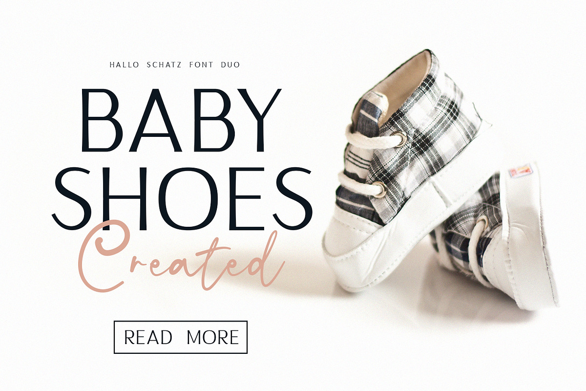 Hallo Schatz Font Duo, a Sans Serif Font by Graphicfresh