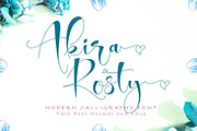 Akira Rosty-Modern Calligraphy Font, a Handwritten Font by Personalized1926