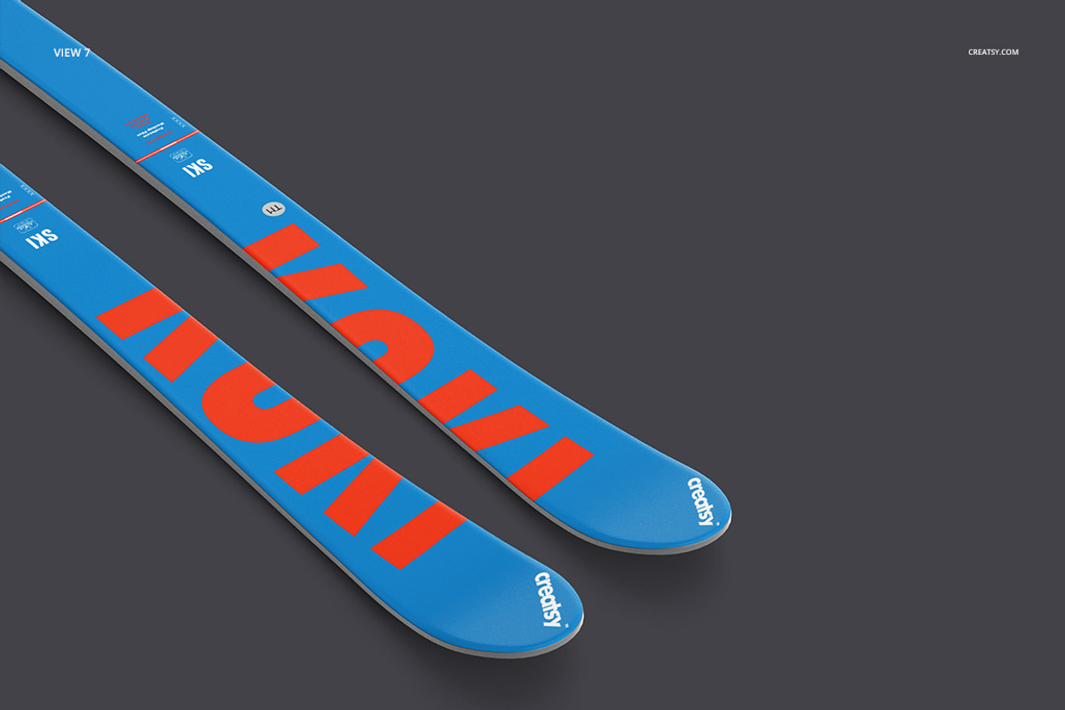 Ski Mockup Set, a Product Mockup by creatsy2